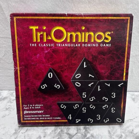 Pressman | Games | Vintage 997 Triominos The Classic Triangular Domino ...